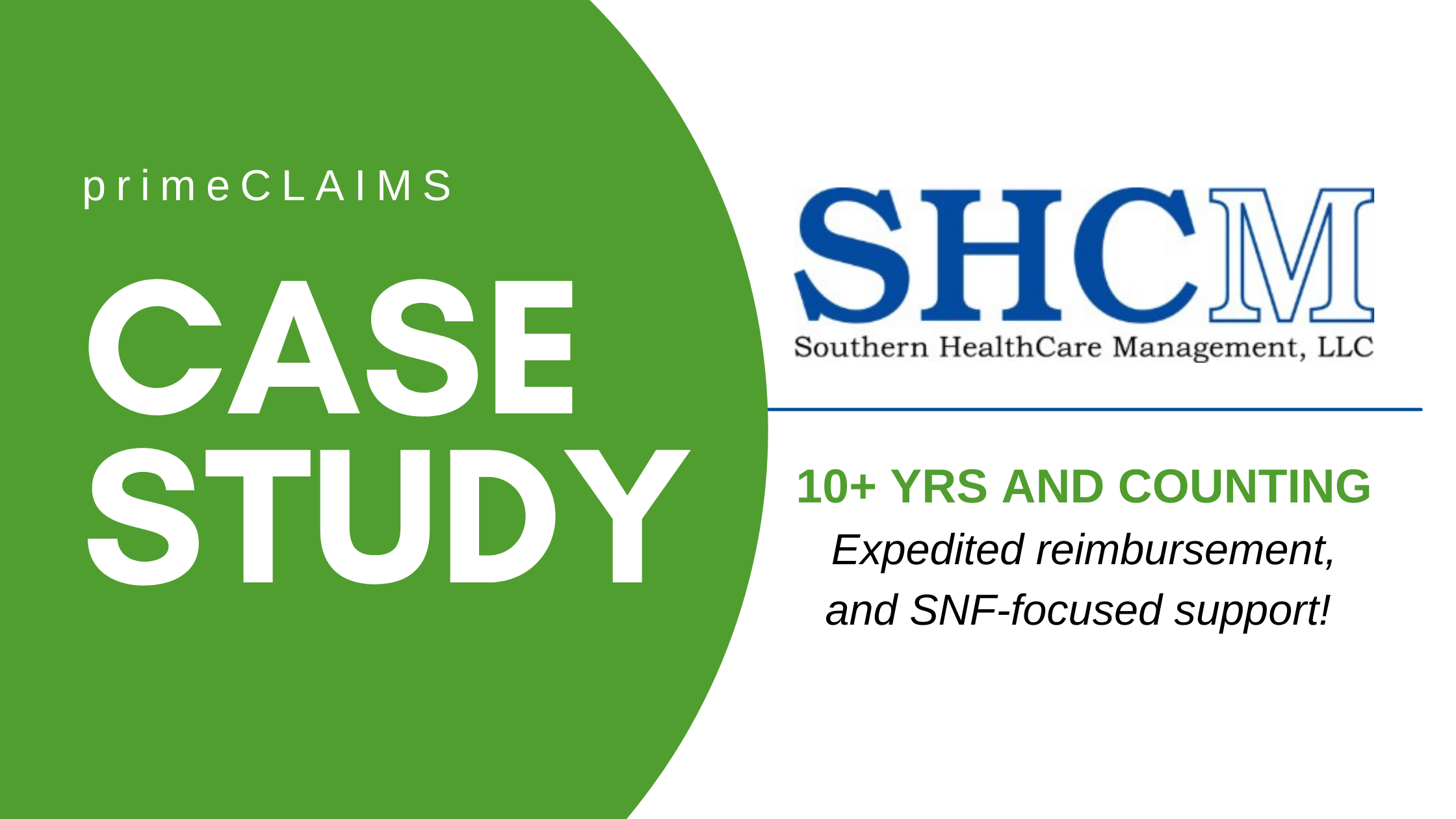 Southern Healthcare Management Case | primeCLAIMS SNF Secondary Claims